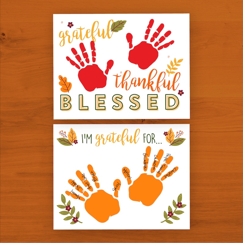 Thanksgiving Handprint Craft Bundle | Thanksgiving Preschool Craft ...