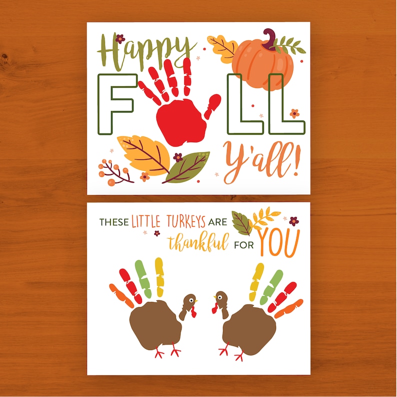 Thanksgiving Handprint Craft Bundle | Thanksgiving Preschool Craft ...