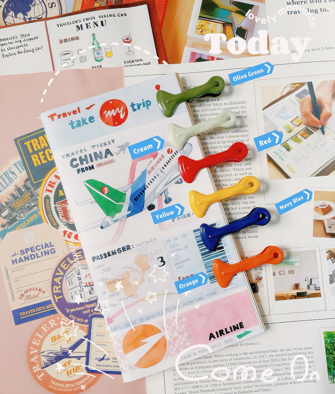 Metal Paper Clip, Notebook Clip, Colorful Binder Clips, Paper Holding ...