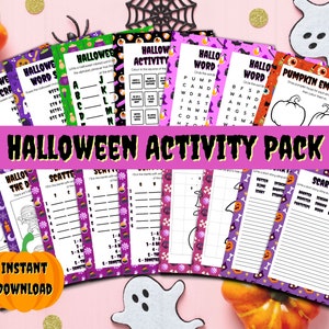 Halloween Activity Pack | Printable PDF Pages to Download | Fun ...
