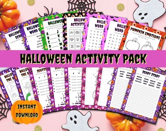 Halloween Quiz Pack | Printable PDF Pages to Download | Fun Halloween ...