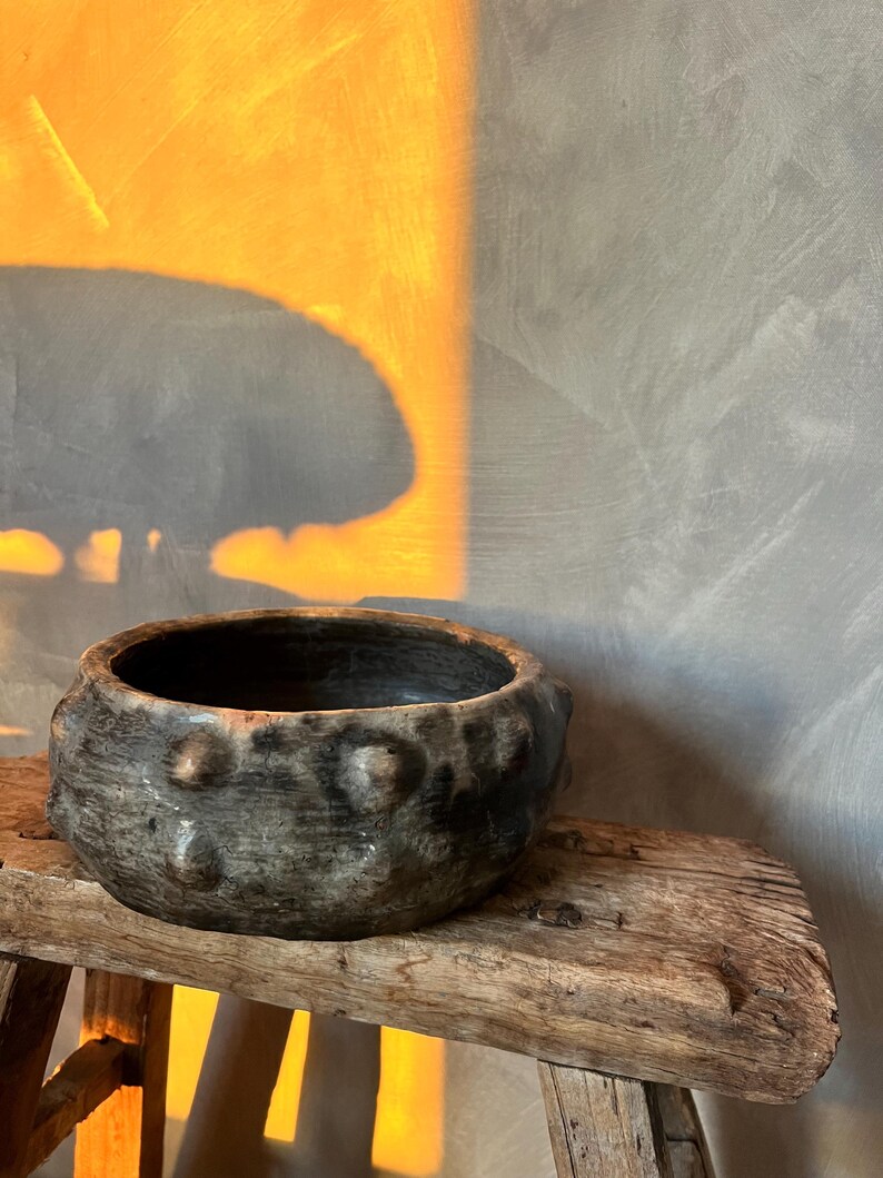 Authentic Sejnane Pottery Bowl - Handcrafted Tunisian Ceramic Art With ...