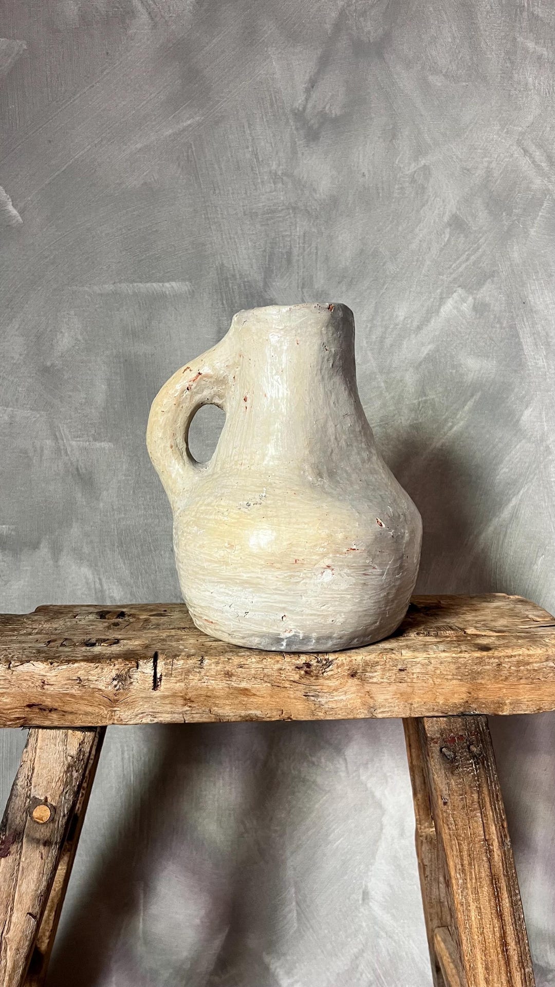 Handcrafted Sejnane Pottery Vase - Unique Tunisian Artisan Decor With ...