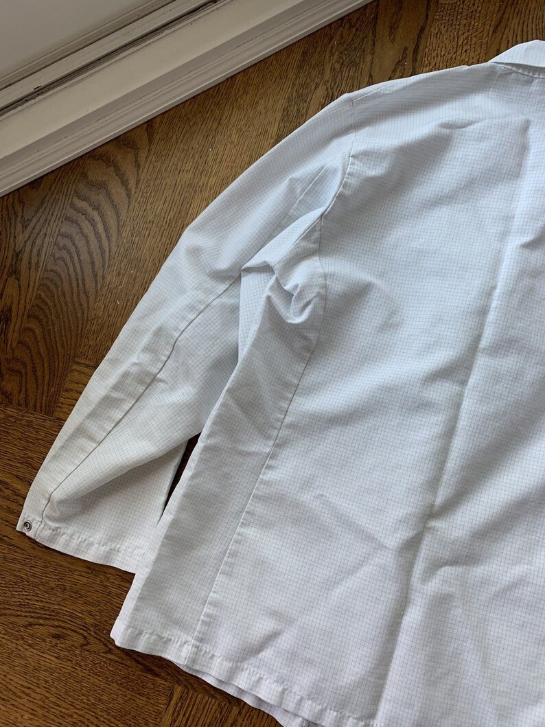 2000s Lab Coat Vintage Auto Chore Work Jacket Laboratory Men Vintage ...