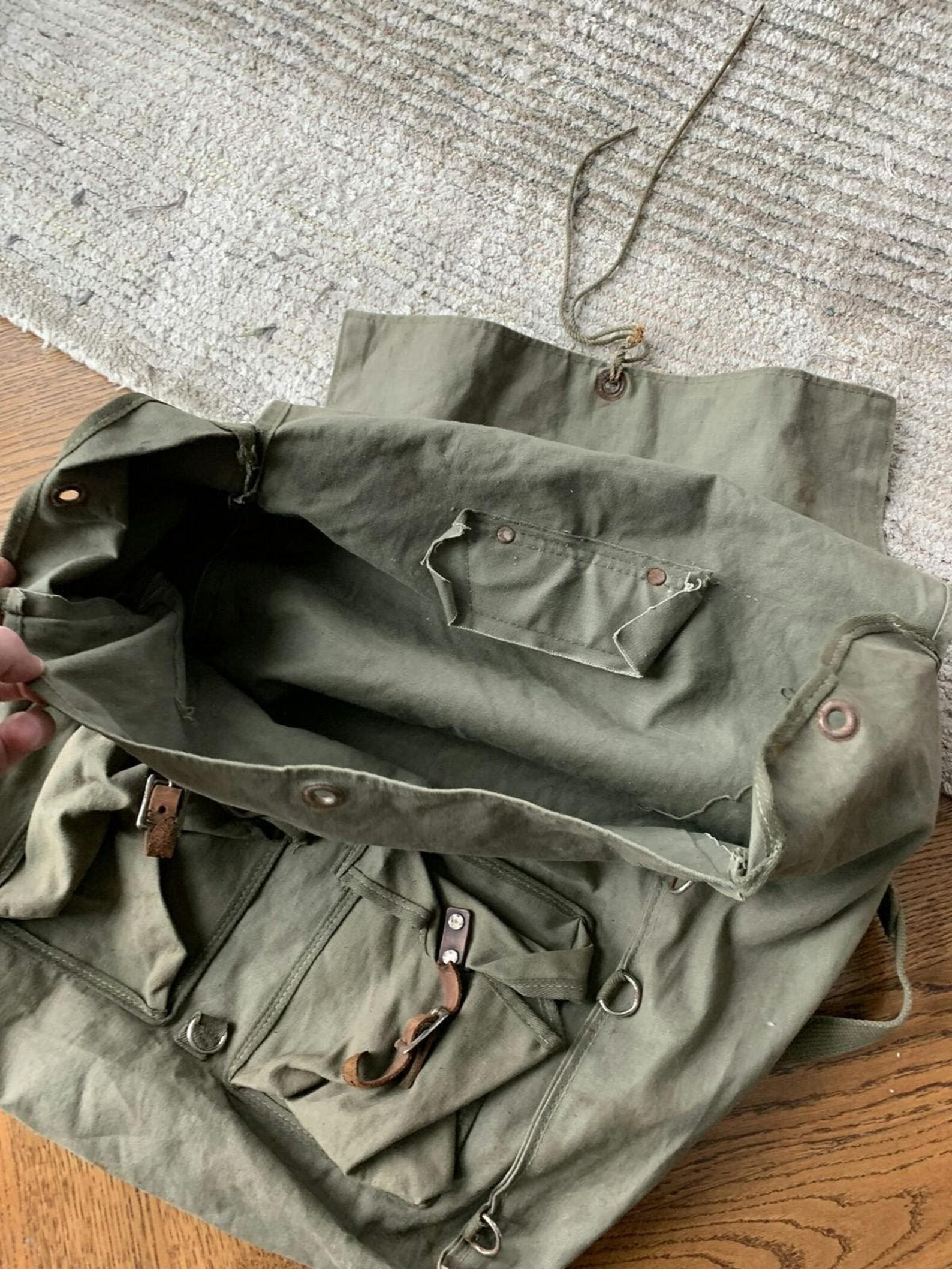 True Vintage Boy Scouts Deluxe Trapper Backpack Bag 60s 50s 1960s 1950s ...