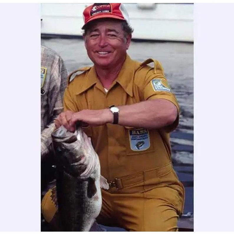 1970s Bassmaster Angler Jumpsuit Vintage Fishing Jumpsuit Vintage ...