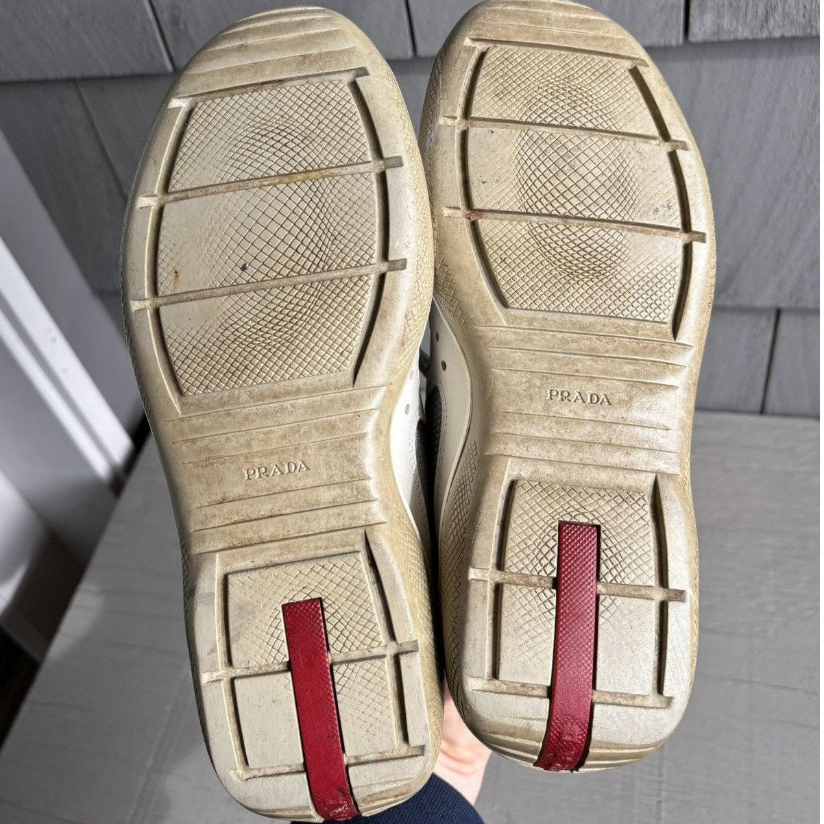 Vintage Prada Americas Cup Sneakers 3163 Linea Rossa Vintage Prada ...