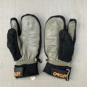 Vintage Oakley Mittens Tabi Trigger Mitt Winter Software 90s 1990s ...