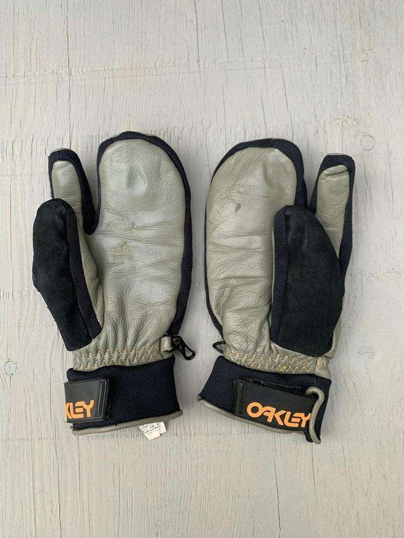 Vintage Oakley Mittens Tabi Trigger Mitt Winter Software 90s 1990s ...
