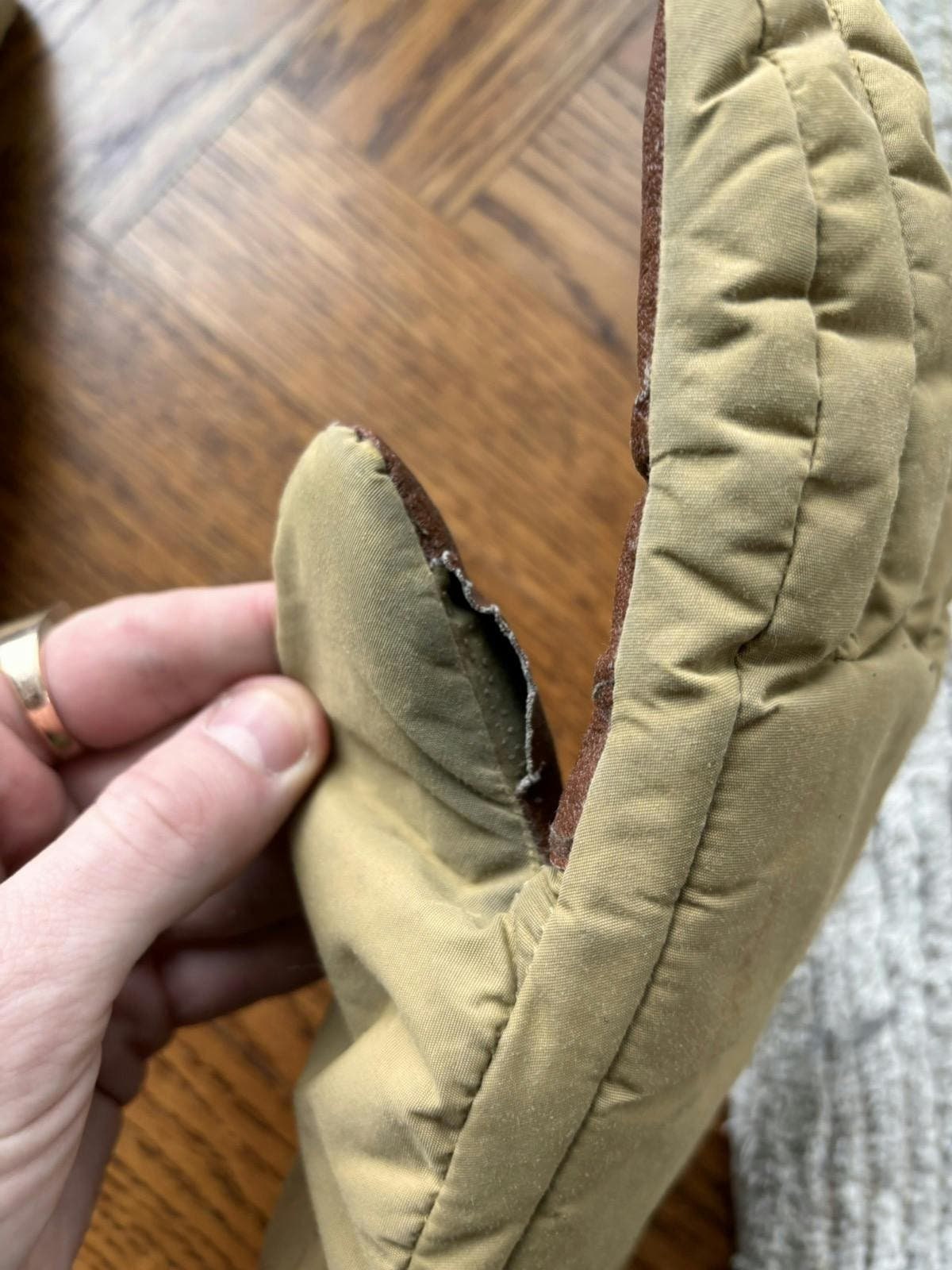 Vintage Goretex Gloves 1980s Gates Thermolite Winter Mitten Lined Gore ...