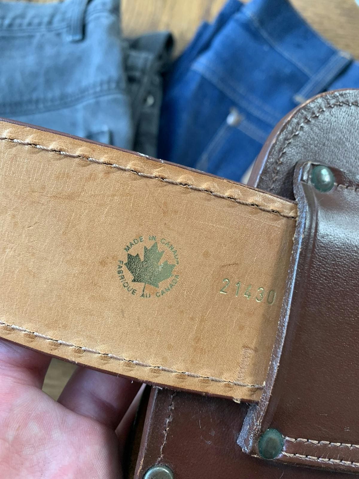 Vintage RCMP Gun & Ammo Utility Belt Heavy Duty Police Armour Royal ...