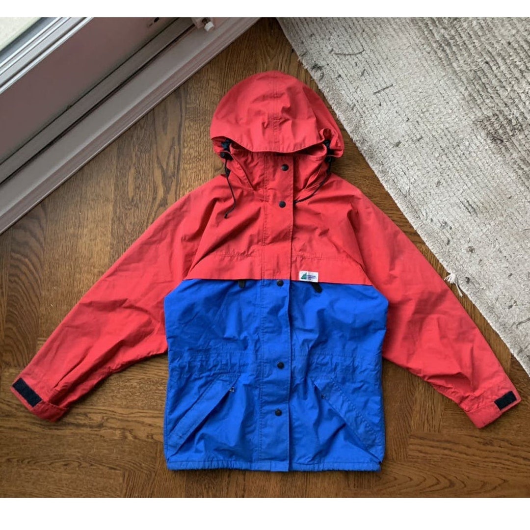 Vintage MEC Shell Jacket 90s Goretex Jacket Two Tone Windbreaker Zip up ...