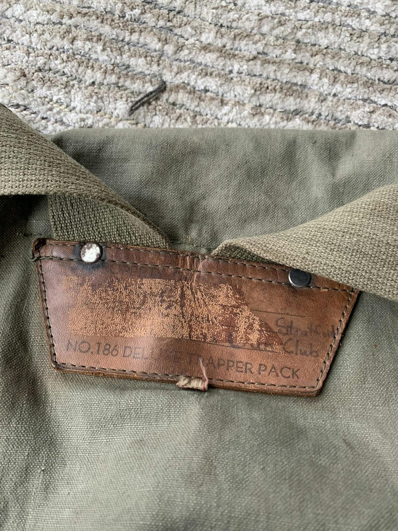 True Vintage Boy Scouts Deluxe Trapper Backpack Bag 60s 50s 1960s 1950s ...