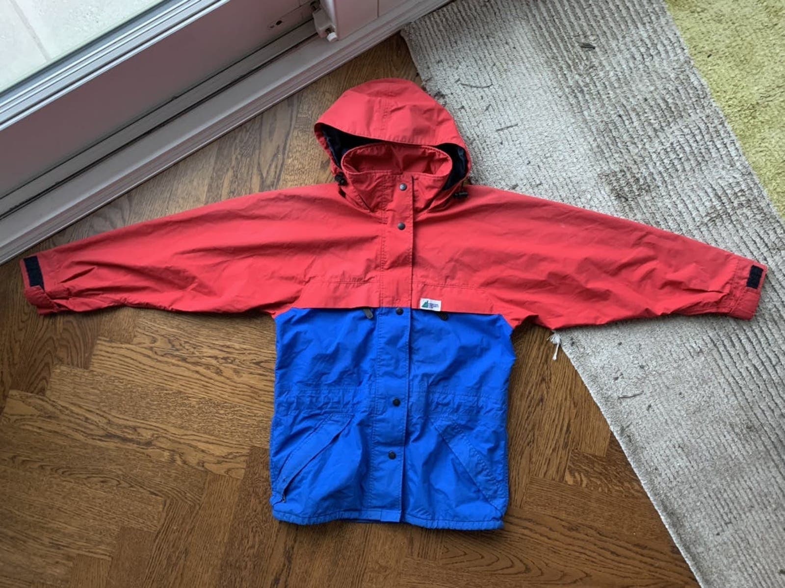 Vintage MEC Shell Jacket 90s Goretex Jacket Two Tone Windbreaker Zip up ...