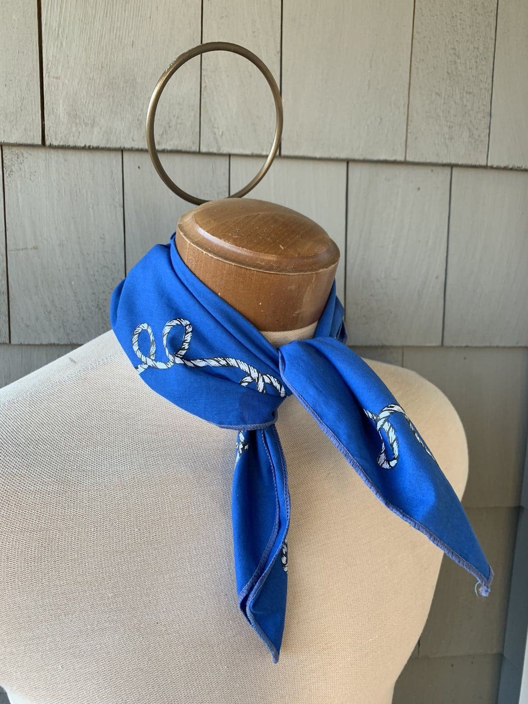 Vintage Esso Gas Bandana Cotton Scarf Ascot Western Lasso US Neck ...