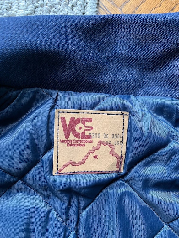 90s Prison Issue Work Jacket Vintage Jail Denim Carha… - Gem