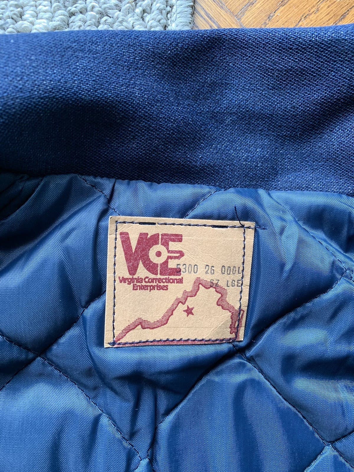 90s Prison Issue Work Jacket Vintage Jail Denim Carhartt Detroit Jacket ...