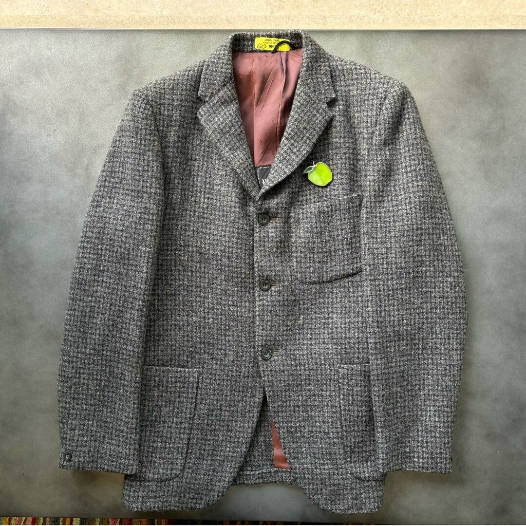 Vintage Harris Tweed Sports Coat Vintage Wool Blazer 3 Button Vintage ...