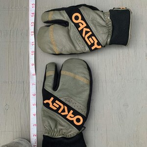 Vintage Oakley Mittens Tabi Trigger Mitt Winter Software 90s 1990s ...