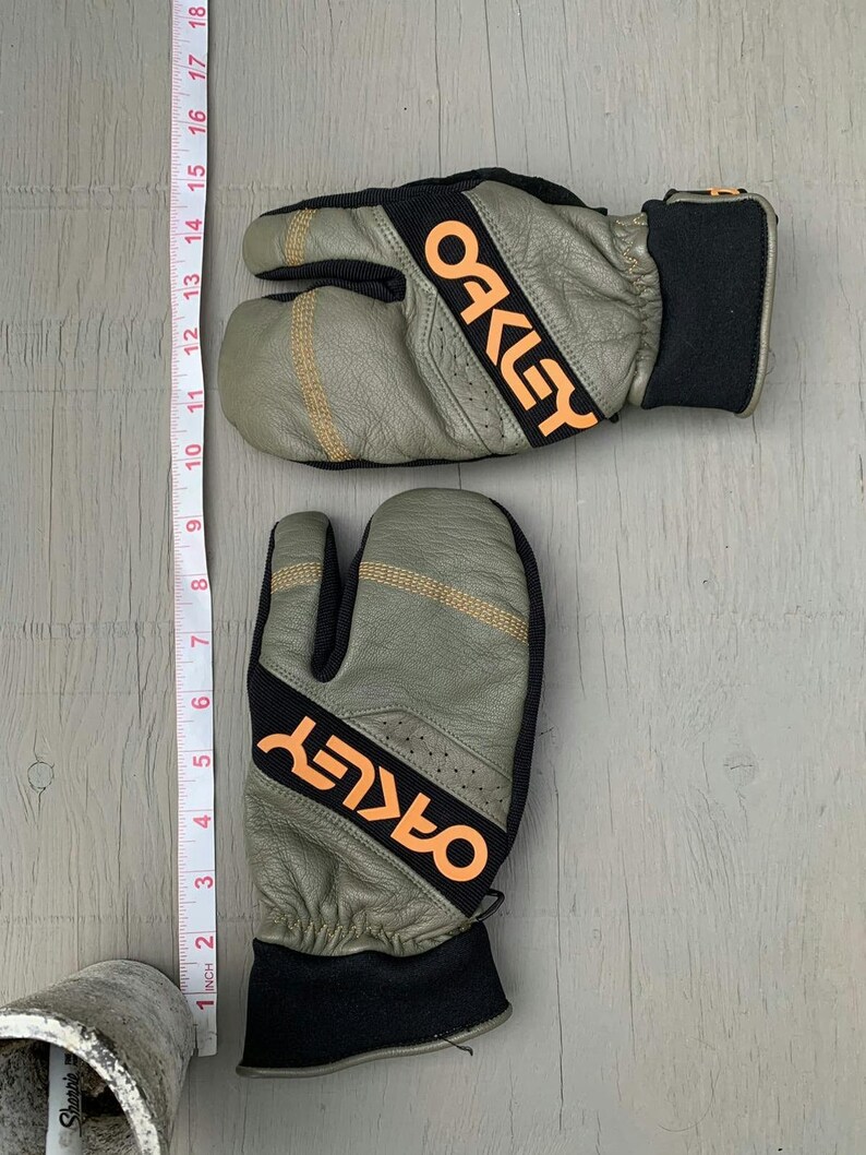 Vintage Oakley Mittens Tabi Trigger Mitt Winter Software 90s 1990s ...
