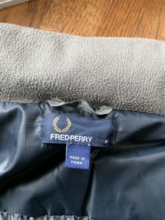 Fred Perry Down Puffer Jacket Vintage Feather Winter … - Gem