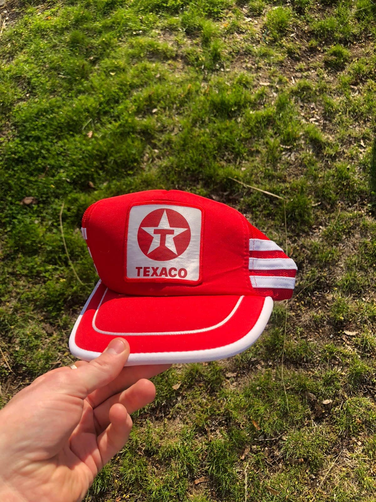 Vintage Texaco Striped Trucker Hat 1980s 80s 70s 1970s Gas - Etsy