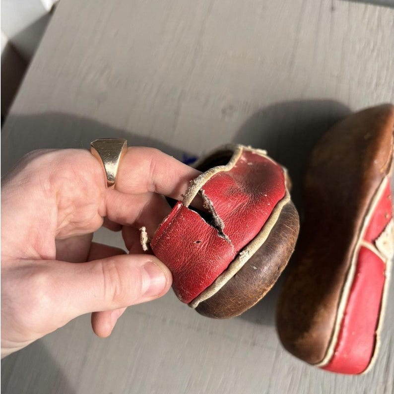 Antique Tsarouchi Greek National Guard Moccasin Pom Pom Loaf Vintage ...