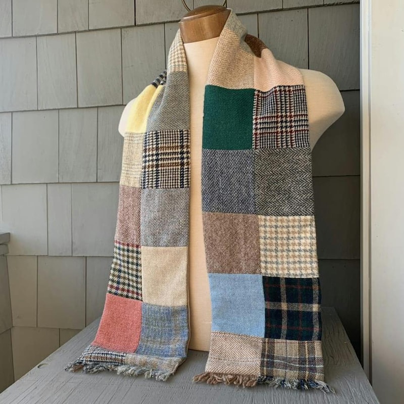 Tweed Patchwork - Etsy UK