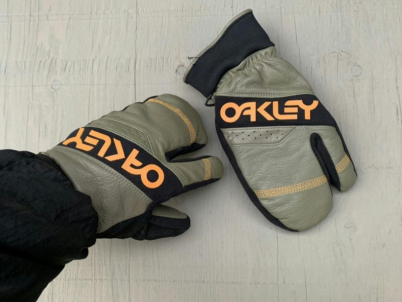 Vintage Oakley Mittens Tabi Trigger Mitt Winter Software 90s 1990s ...