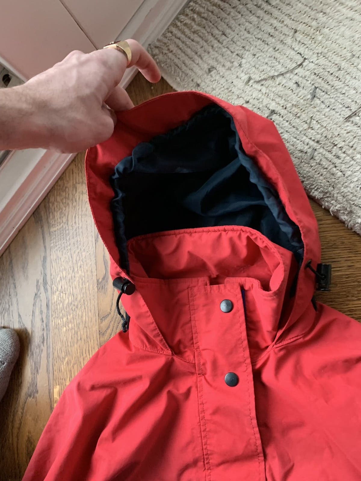 Vintage MEC Shell Jacket 90s Goretex Jacket Two Tone Windbreaker Zip up ...