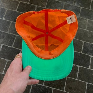 80s Vintage Neon Nylon Las Vegas Tourism Souvenir Hat Snap - Etsy