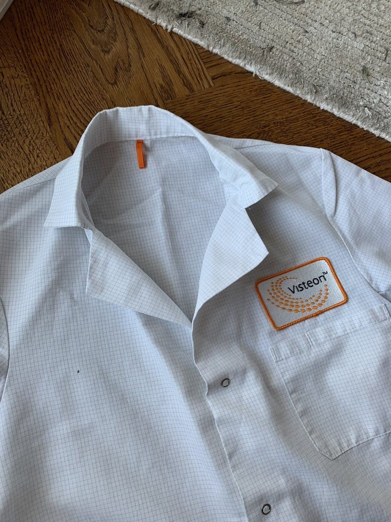 2000s Lab Coat Vintage Auto Chore Work Jacket Laboratory Men Vintage ...