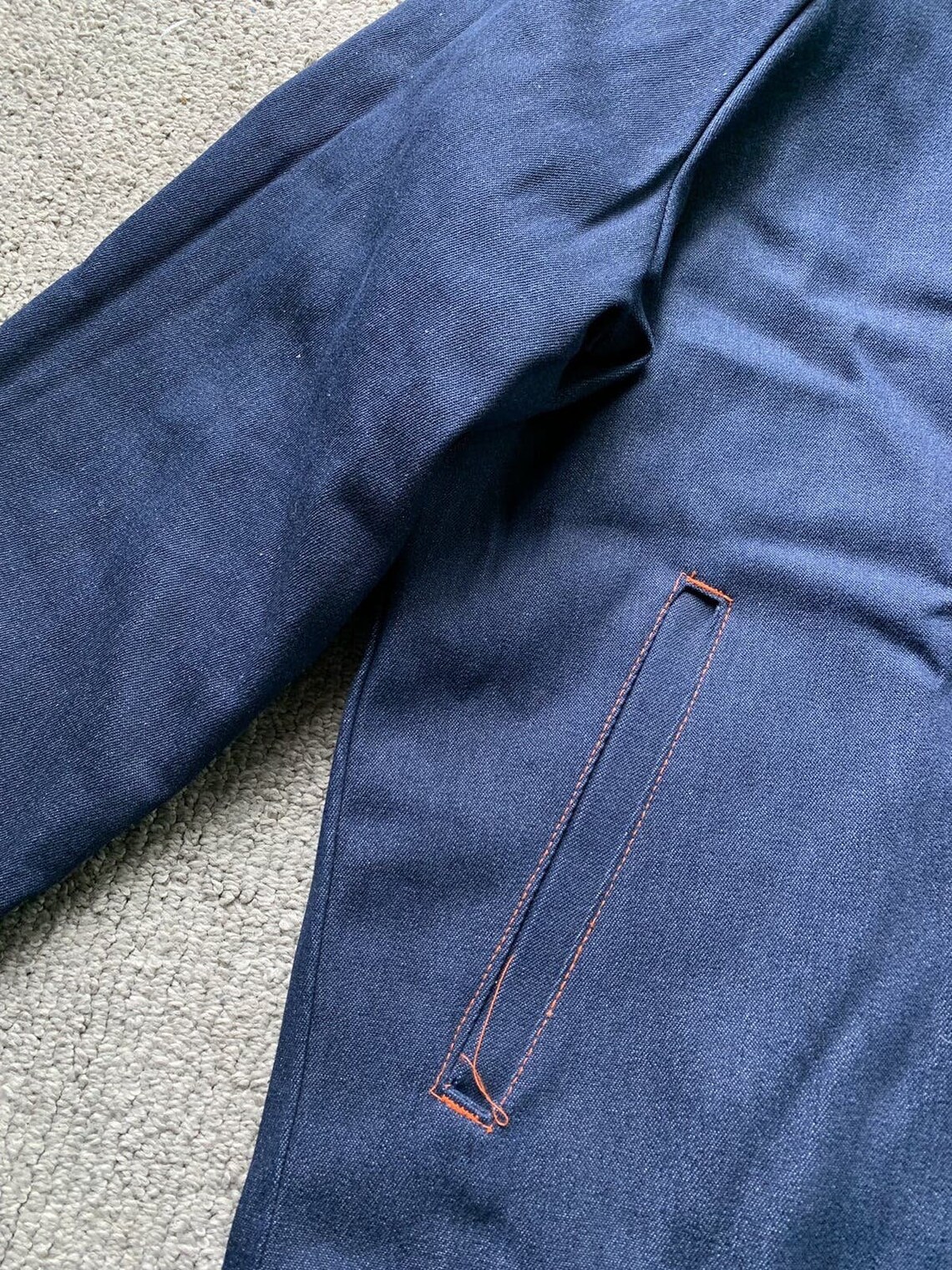 90s Prison Issue Work Jacket Vintage Jail Denim Carhartt Detroit Jacket ...