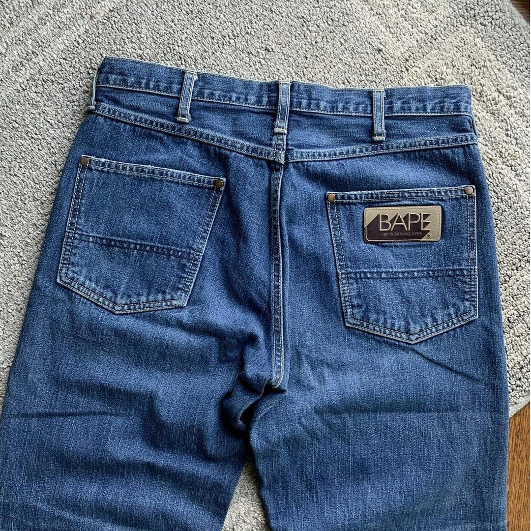 Vintage BAPE Jeans Vintage A Bathing Ape Vintage Bathing Ape Denim Made ...