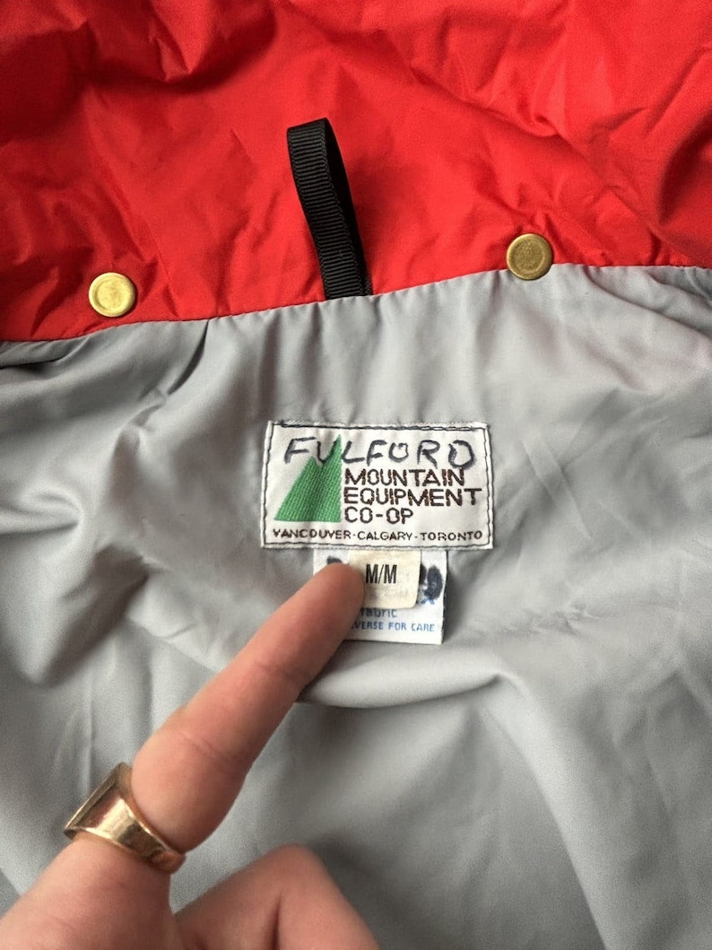 Vintage MEC Jacket Shell Rain Coat 70s 80s Gore-tex Bright M Vintage ...