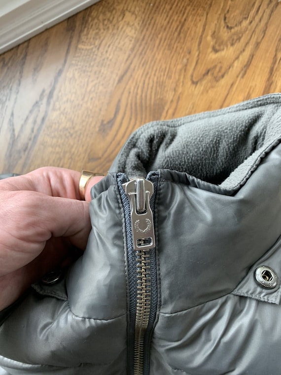 Fred Perry Down Puffer Jacket Vintage Feather Winter … - Gem
