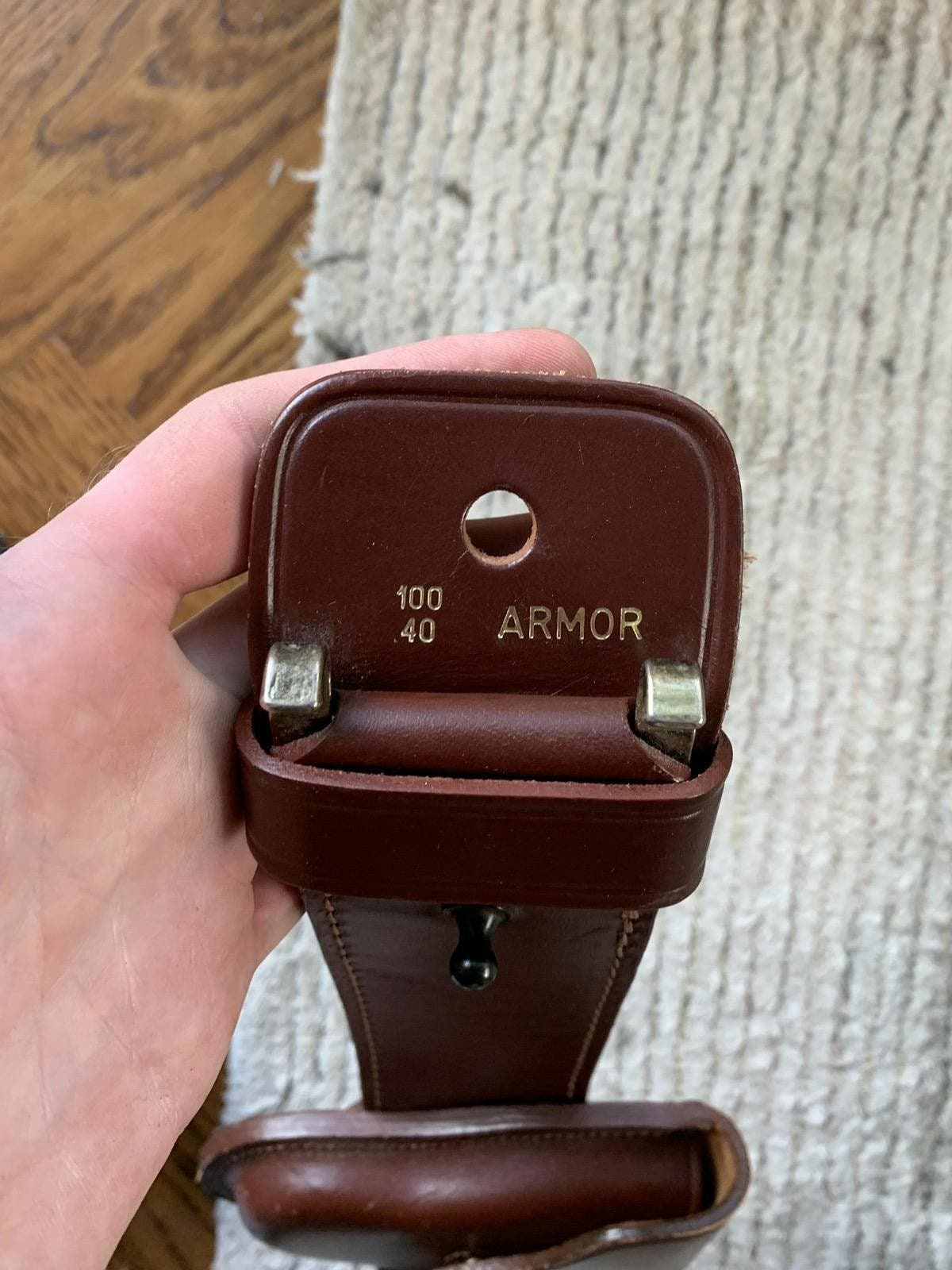 Vintage RCMP Gun & Ammo Utility Belt Heavy Duty Police Armour Royal ...