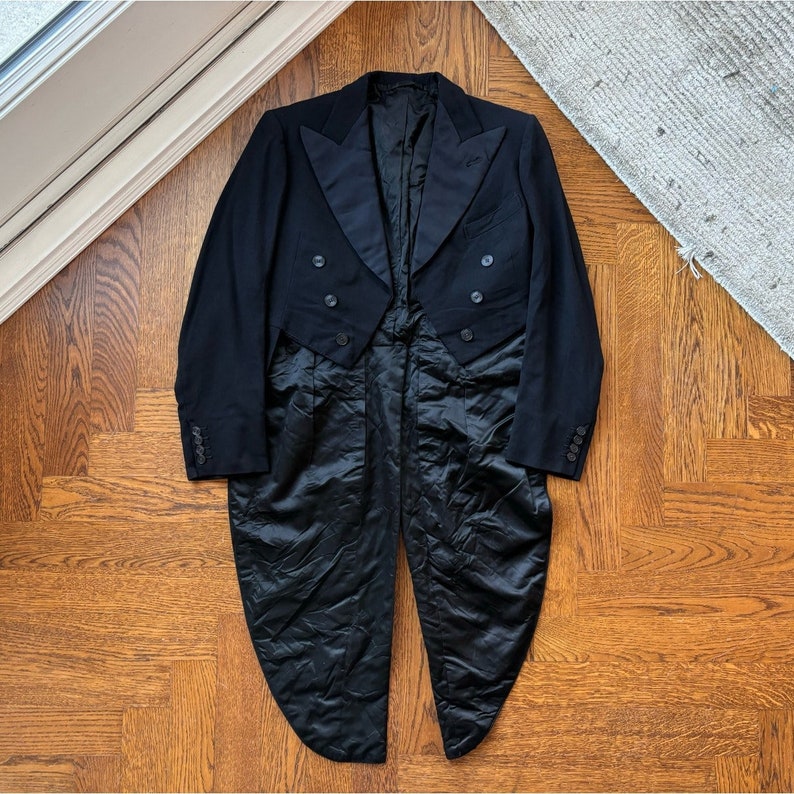 1930s Tailcoat Savoy Taylors Guild Edwardian Overcoat True Vintage ...