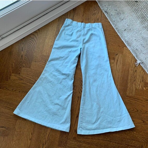 1970s Bell Bottom Jeans True Vintage Mermaid Flare Pa… - Gem