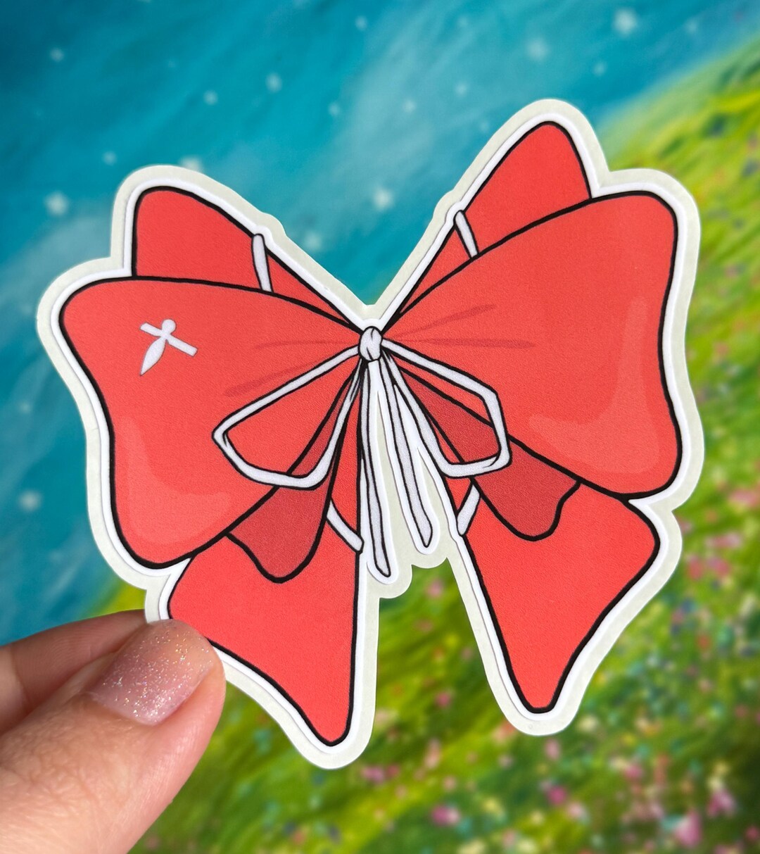 Chihiro Bow Sticker - Etsy