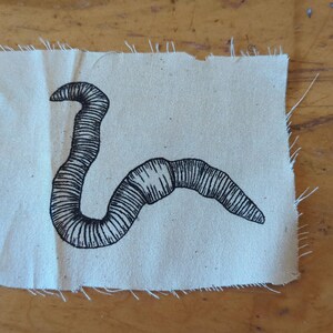Worm Patch - Etsy
