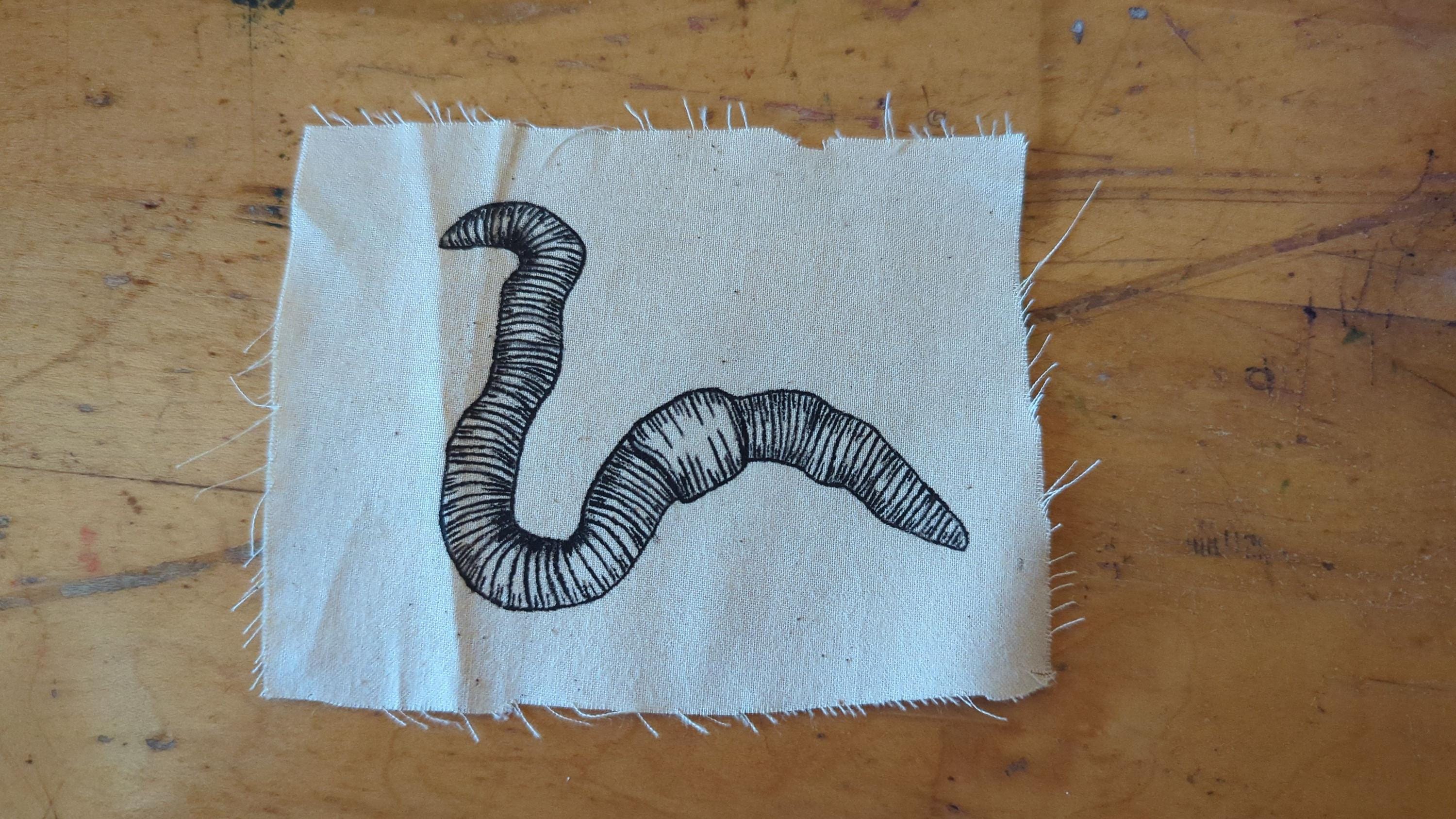 Worm Patch - Etsy