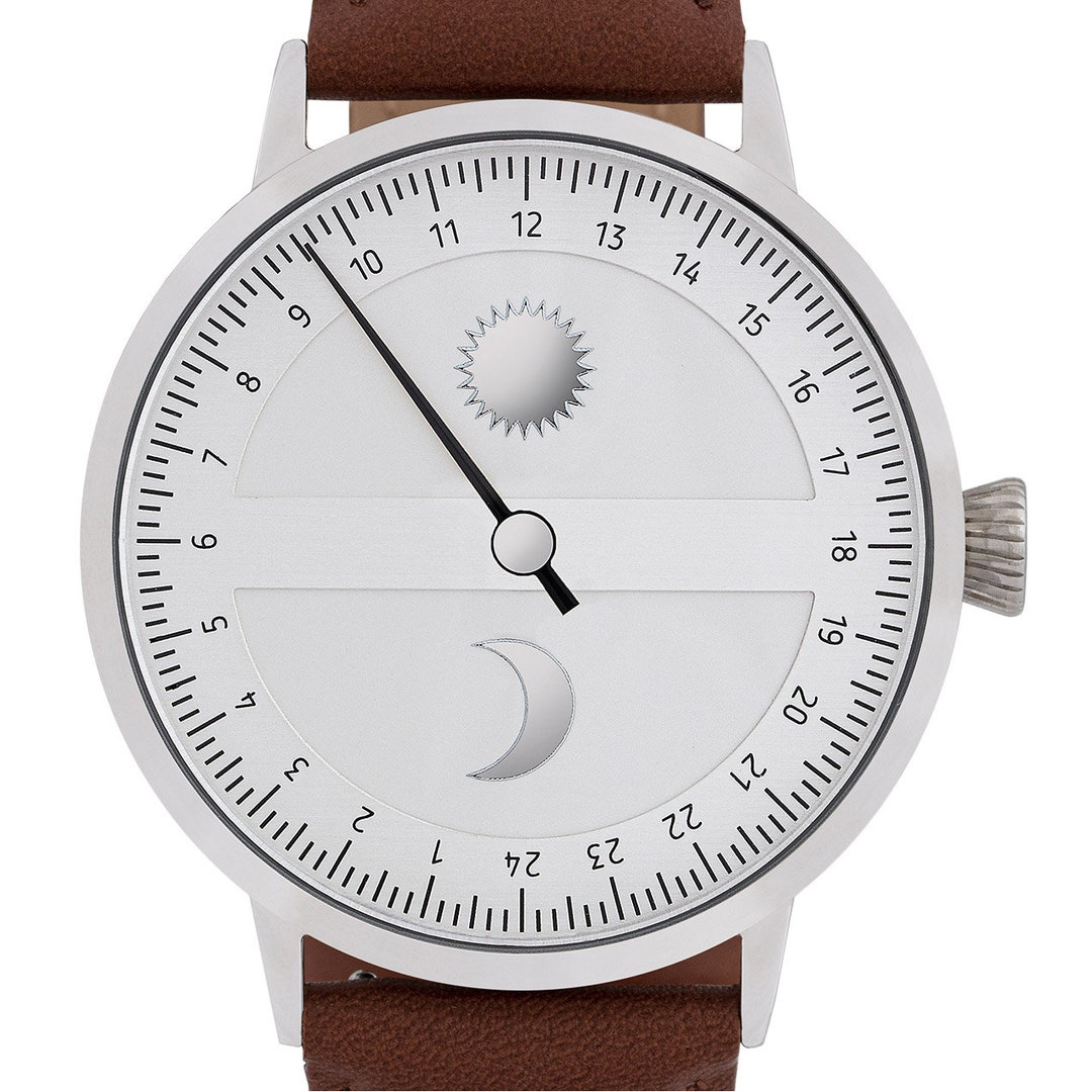 Svalbard "sol Og Mane" AA32 - 24 Hour Single Hand Watch With Swiss ...