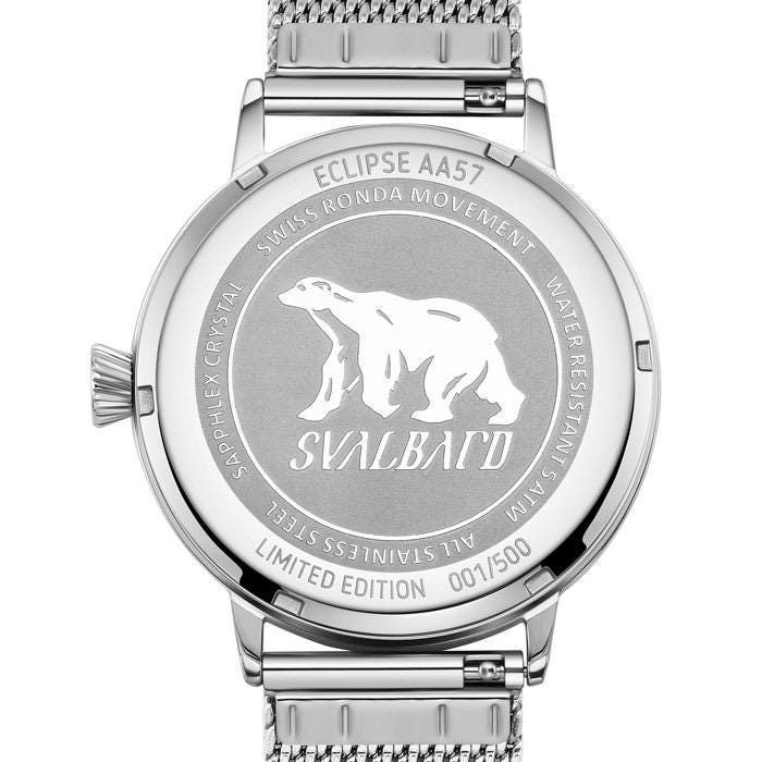Svalbard "eclipse" AA57 - 24 Hour Dial Watch With Swiss Movement ...