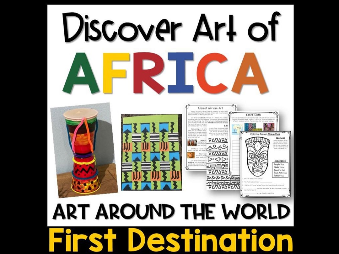 Art Around the World AFRICA –activities & Editable Powerpoint Distance ...