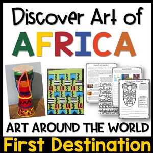Art Around the World AFRICA –activities & Editable Powerpoint Distance ...