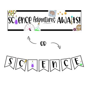Science Décor Bulletin Board Classroom Posters | Inspirational | Back ...