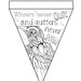 Growth Mindset Coloring Banners Pennants Stress Management Digital ...