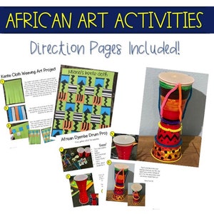 Art Around the World AFRICA –activities & Editable Powerpoint Distance ...