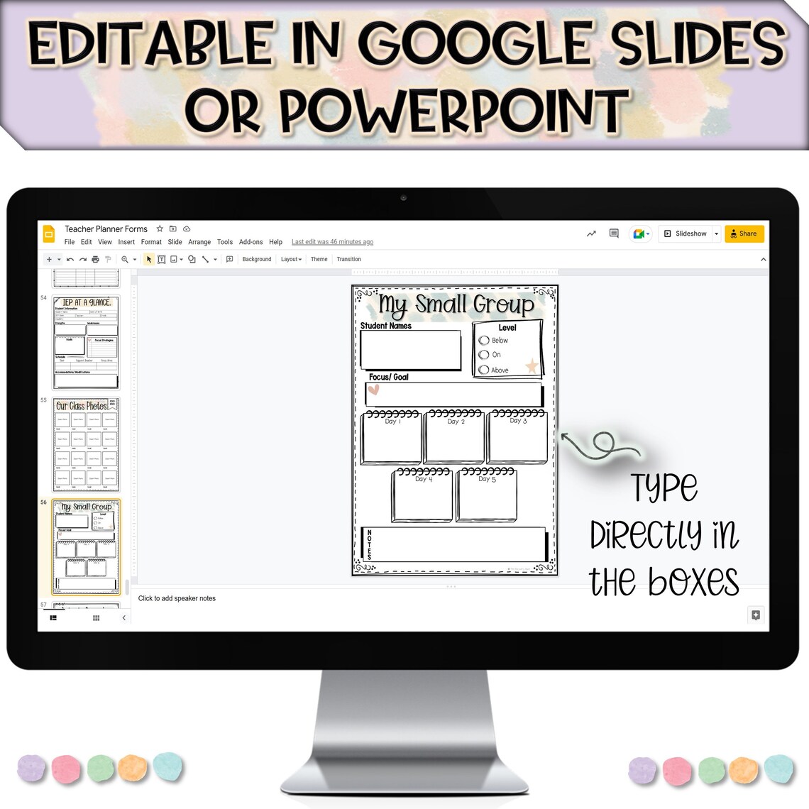 Editable Binder Forms for Your Teacher Planner Weekly Lesson Plan ...